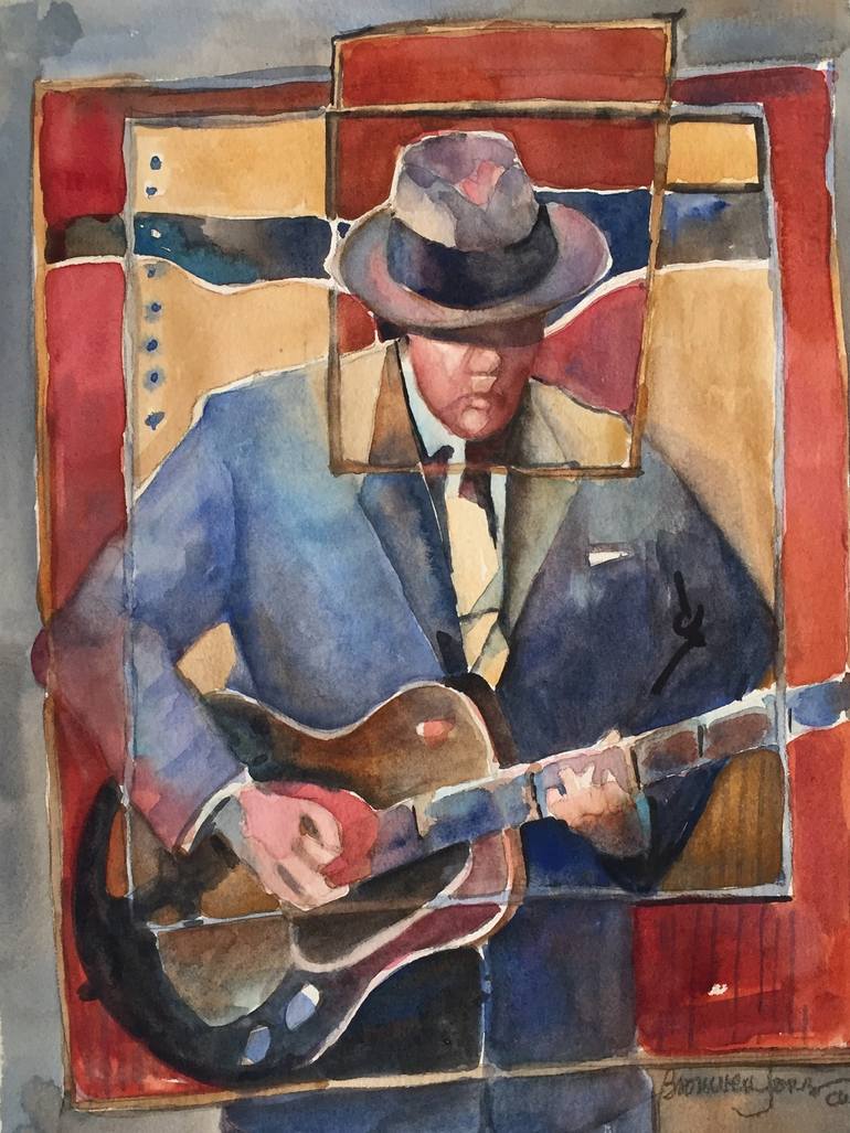 Big Daddy Painting by Bronwen Jones | Saatchi Art