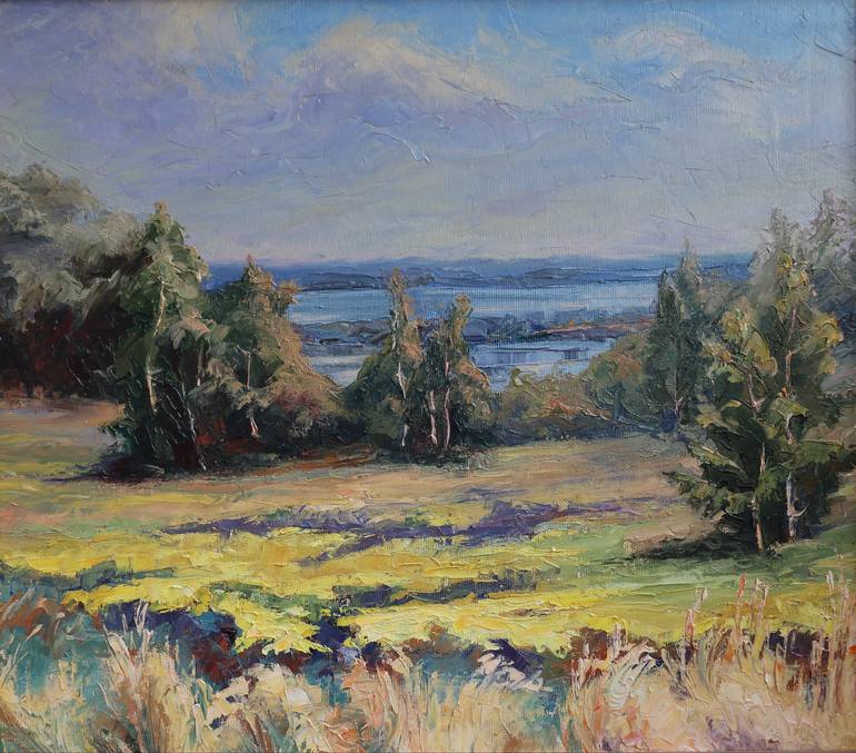 The Augusts hot breath Painting by Oleksii Mundt | Saatchi Art