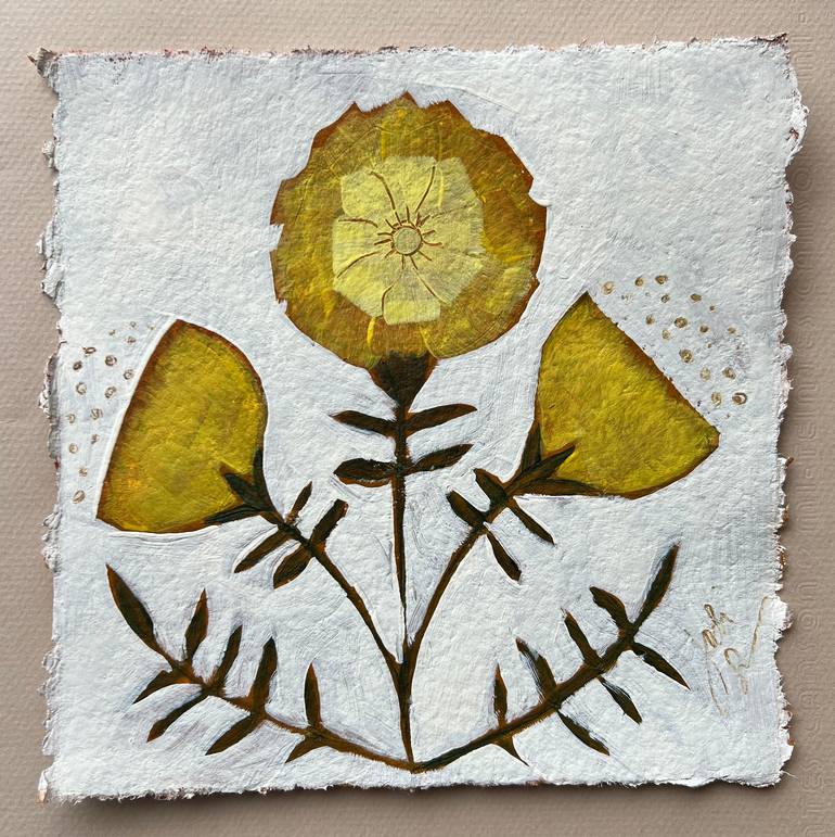 Barn Hill Flower Painting by Jodi French | Saatchi Art