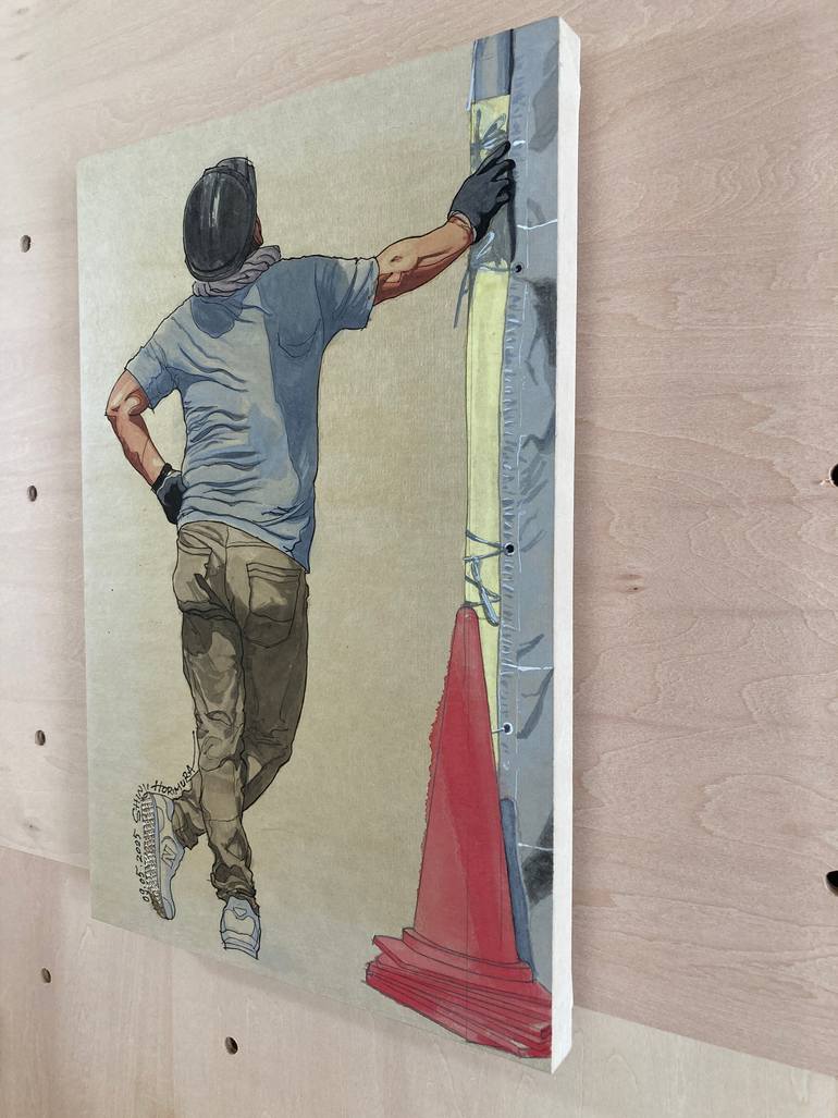 Repaint Painting by Shinji Horimura | Saatchi Art