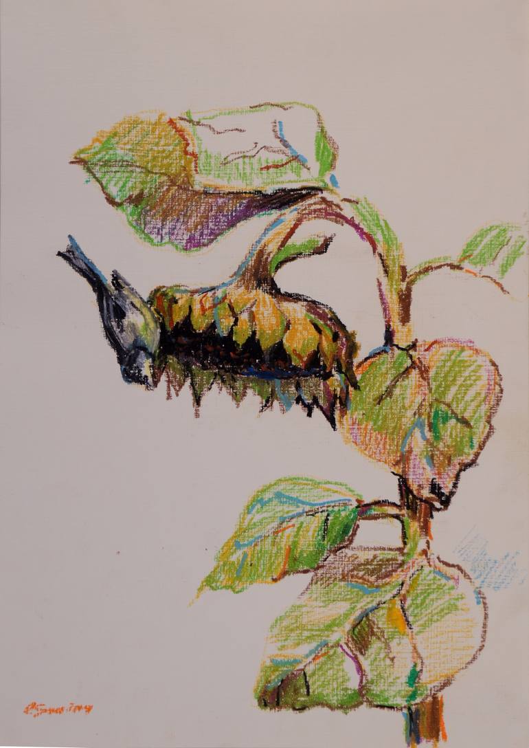 Summer Breakfast Drawing by Elena Sanina | Saatchi Art