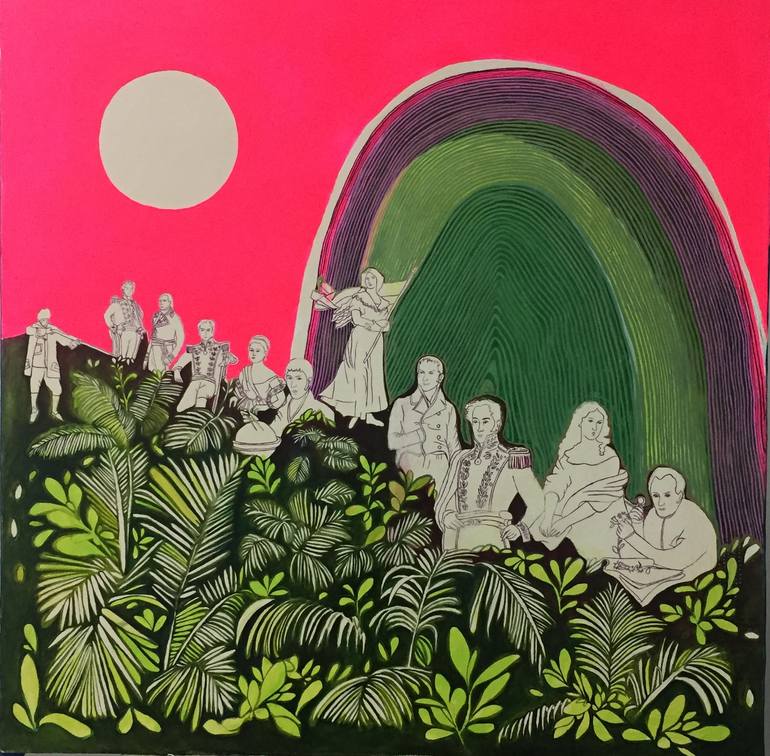 Independencia Painting by Ana Maria Velasco | Saatchi Art