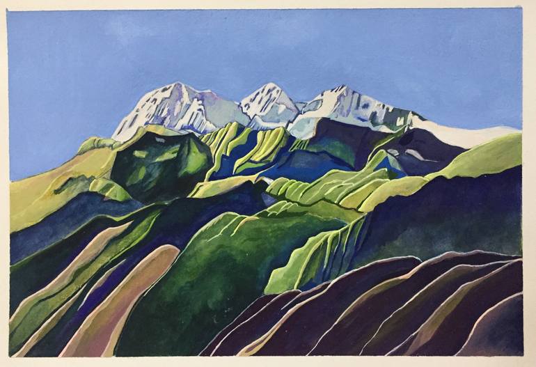 La Sierra Nevada de Santa Marta Painting by Ana Maria Velasco | Saatchi Art