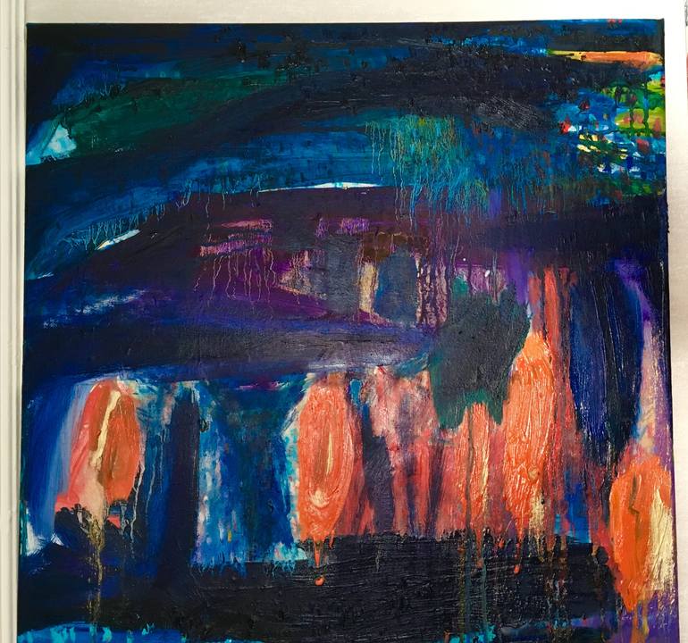 Into the night Painting by larissa watson | Saatchi Art