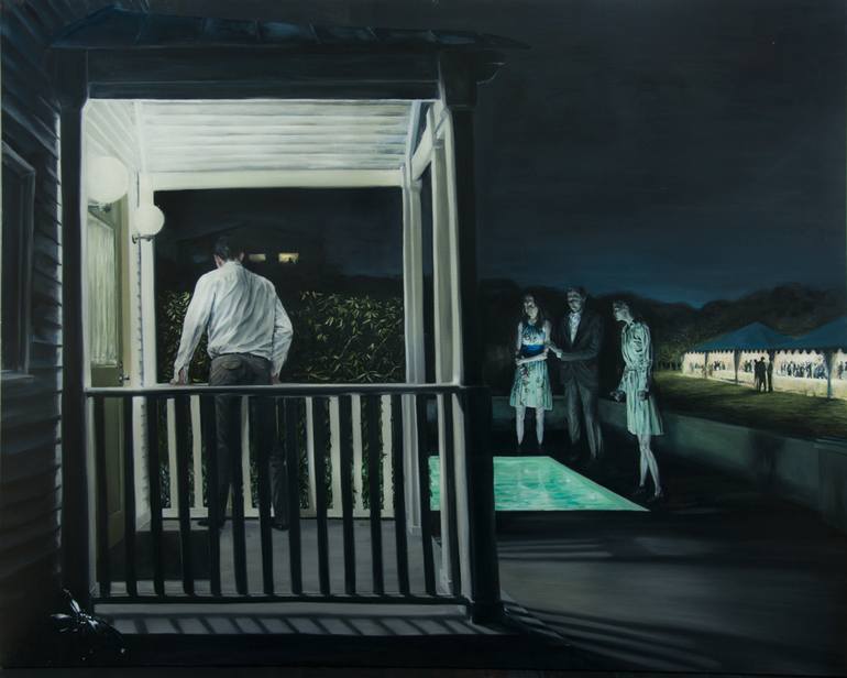 The Show-Off Painting by Simon Dahlgren Straat | Saatchi Art