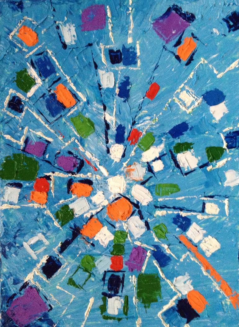 Maze Painting by Edward Onsoh | Saatchi Art