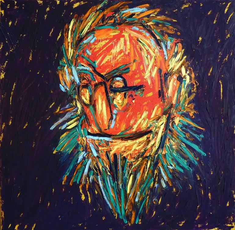 The Red Head Painting by Jan Bohus | Saatchi Art