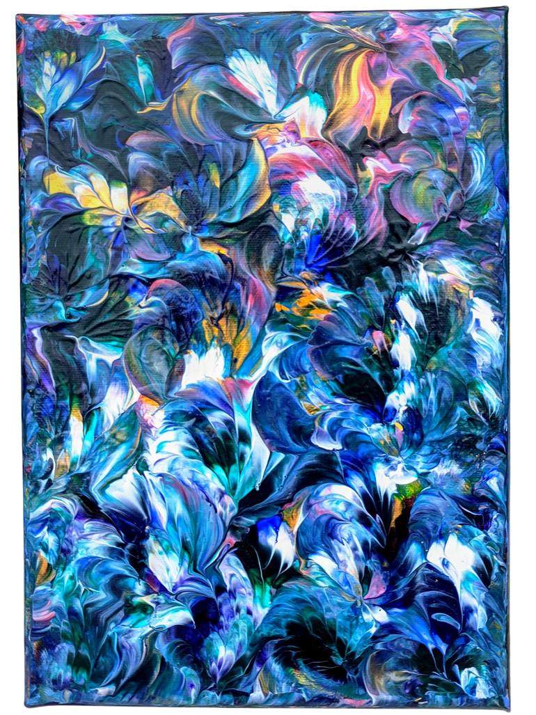 Heaven in a Wild Flower Painting by Bokani Tshidzu | Saatchi Art