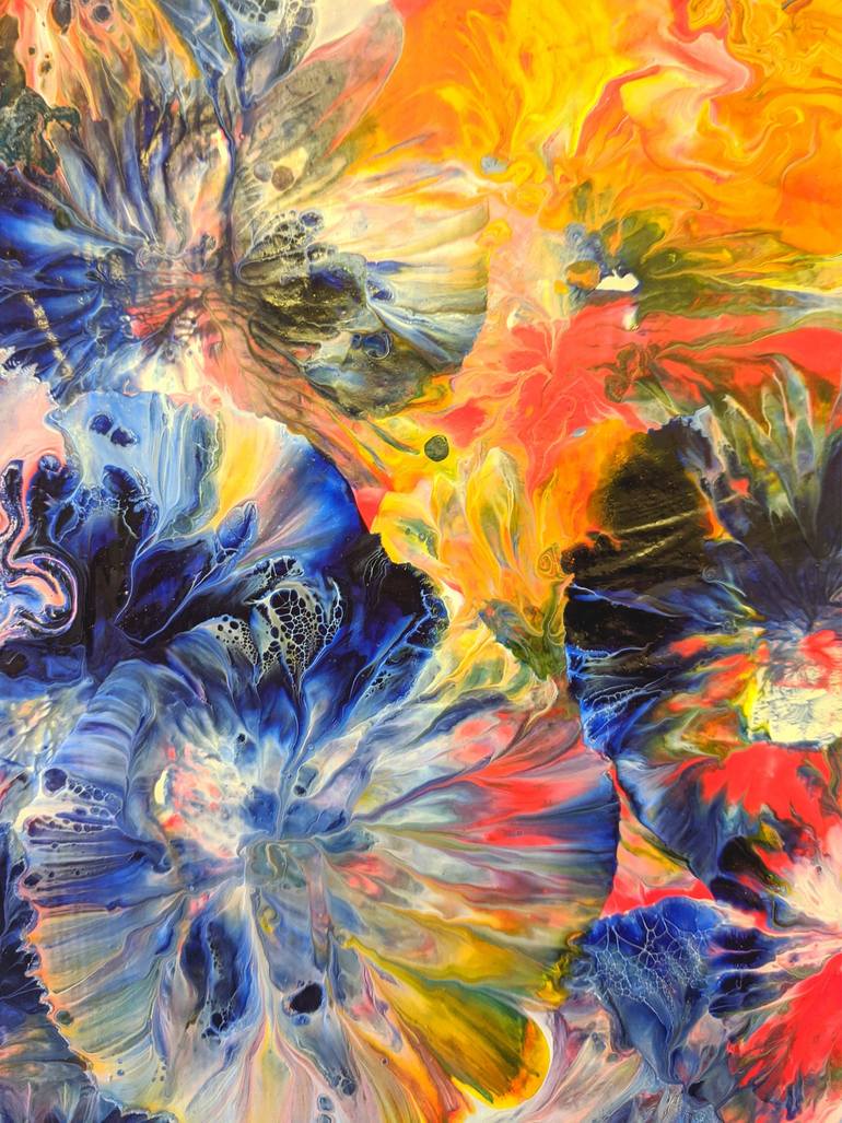 Marigold Painting by Bokani Tshidzu | Saatchi Art