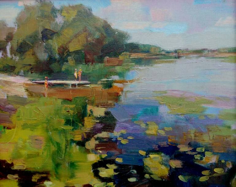 A fun summer Painting by Maxim Anikandrov | Saatchi Art