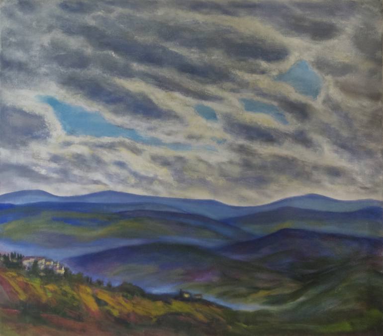 The Gentle Hills of Tuscany Painting by Ragnit von Mosch | Saatchi Art