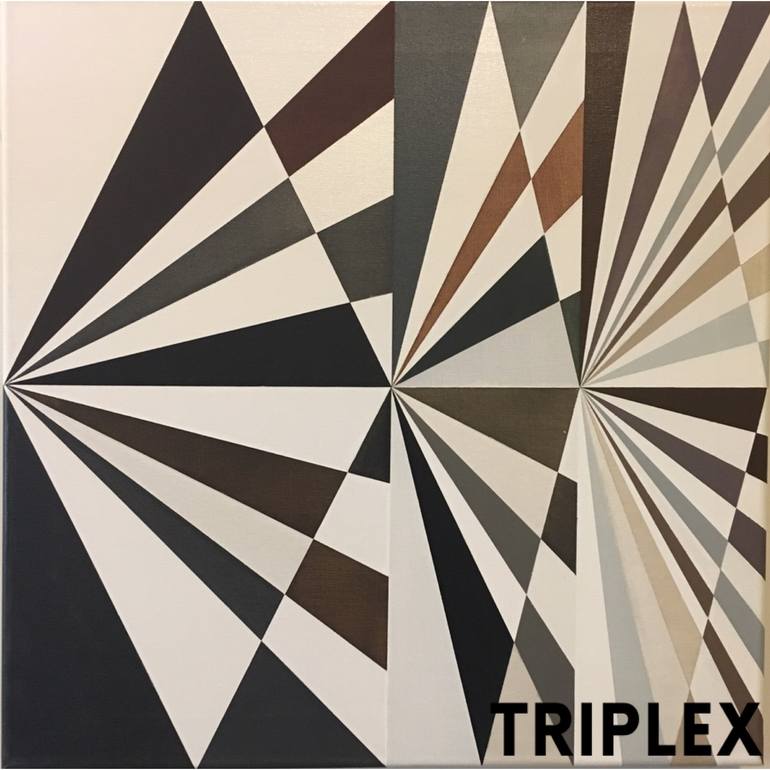 Triplex Painting by Gene Lang | Saatchi Art