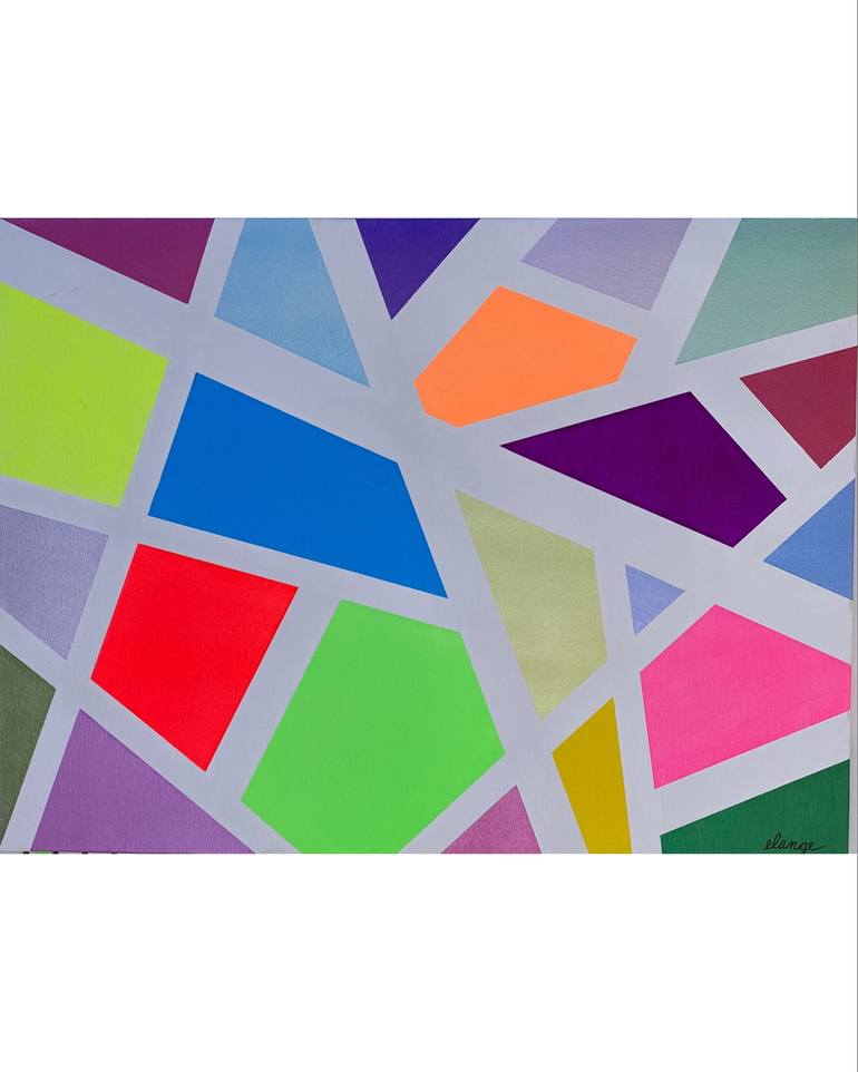 Intersections Painting by Gene Lang | Saatchi Art