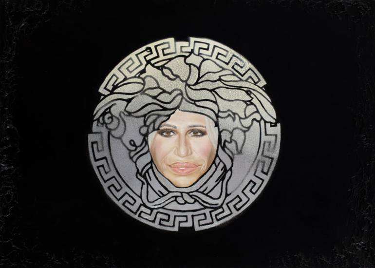 Versace head Painting by Maria Petroff | Saatchi Art