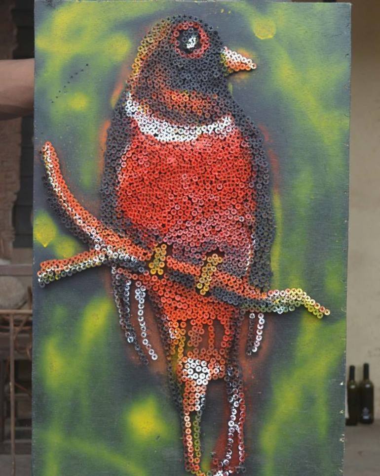 Bird Painting by daniel ajibade | Saatchi Art