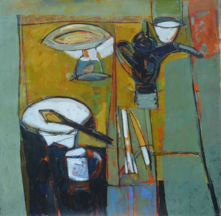 Cotidiano I Painting by Maria Laura Matheus | Saatchi Art