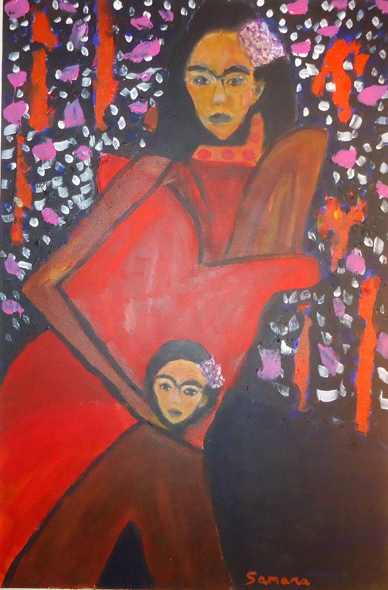 Frida Painting by ron samara | Saatchi Art