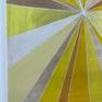 Monochromatic Yellow Gold Metallic Geometric Painting Painting by Amy ...