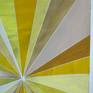 Monochromatic Yellow Gold Metallic Geometric Painting Painting by Amy ...