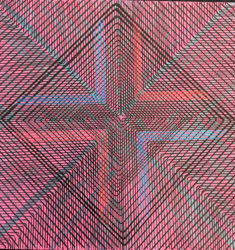 The Maze Painting by Lina Sadziuviene | Saatchi Art