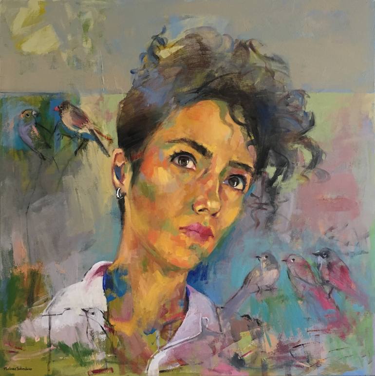 Camouflage Painting by Behnaz Sohrabian | Saatchi Art