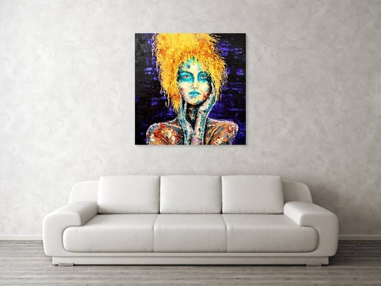 The Artist Painting by Elizabeth Cox | Saatchi Art