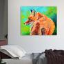 Busy Fox Painting by Elizabeth Cox | Saatchi Art