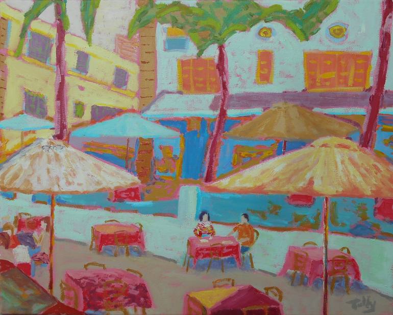 Driving down Ocean Drive Painting by William Tully | Saatchi Art