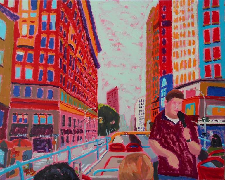 Up ahead is The Flatiron Painting by William Tully | Saatchi Art