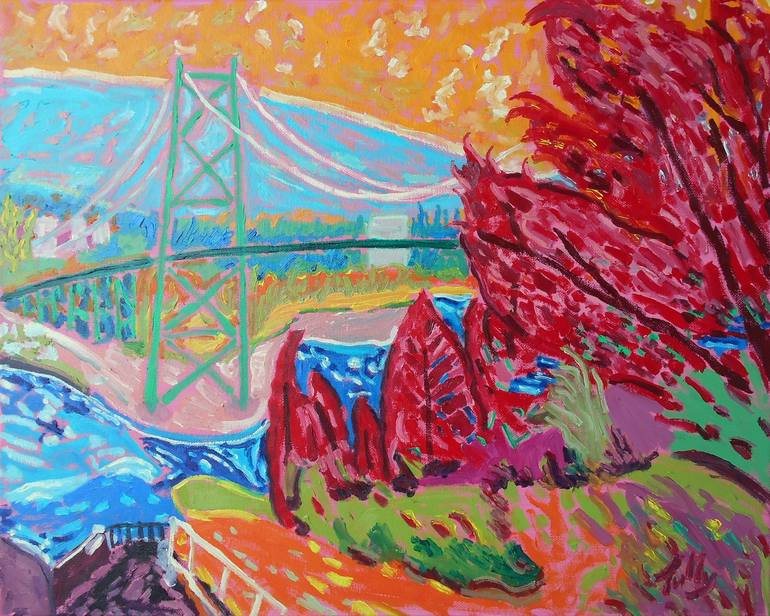 North of Stanley Park Painting by William Tully | Saatchi Art