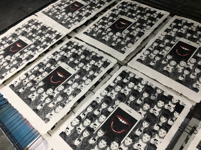 Zombie mood society - Limited Edition 13 of 25 Printmaking by Stefano ...