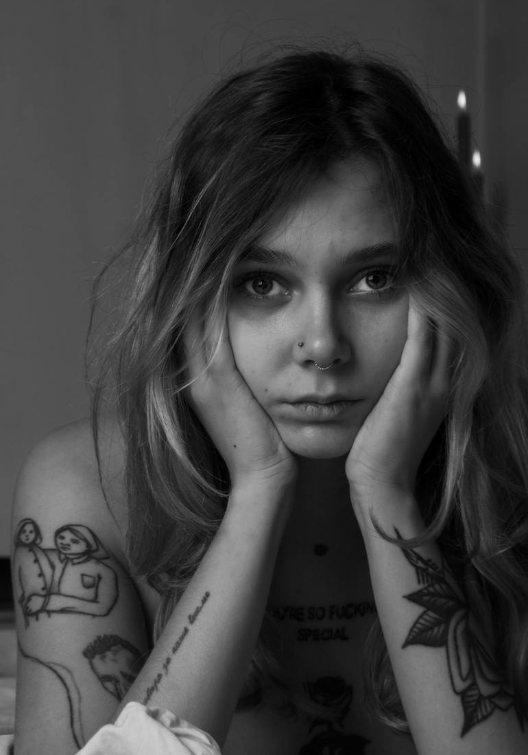 HANNA SAD PORTRAIT Photography by Jens Kohlen | Saatchi Art