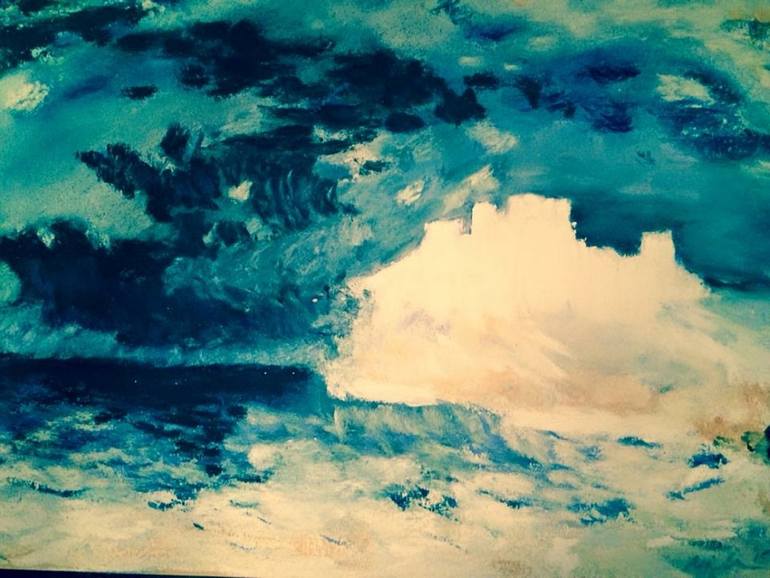 Portugal castle by sea Drawing by Matthew J Taylor | Saatchi Art