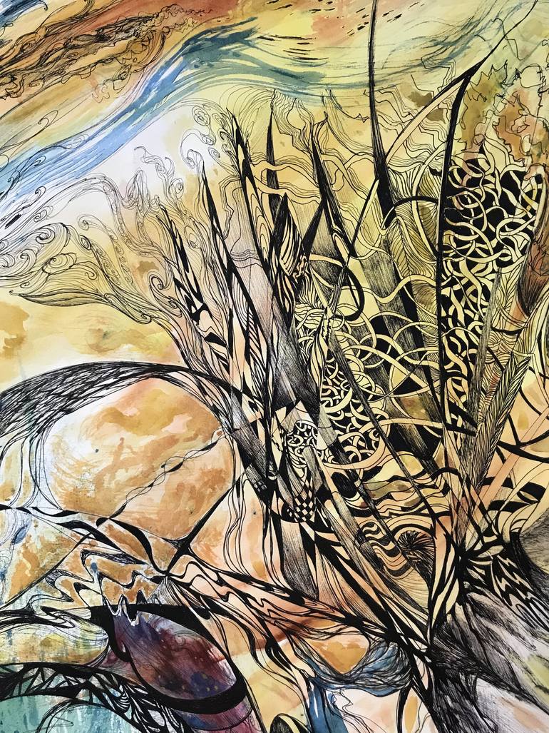 Force of Nature #1 (Series) Painting by Kimchi Hoang | Saatchi Art