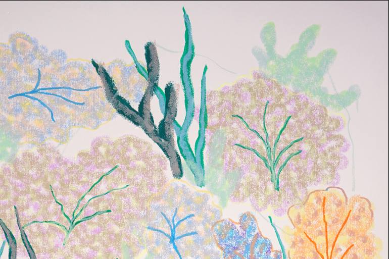 Underwater Algae Painting by Kind Of Cyan | Saatchi Art