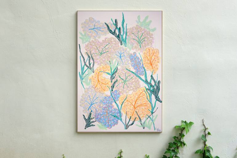Underwater Algae Painting by Kind Of Cyan | Saatchi Art