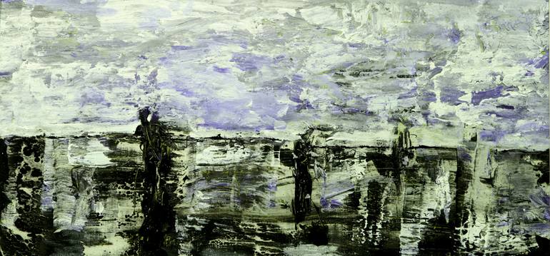 Crosby Beach Painting by Roland Keogh | Saatchi Art