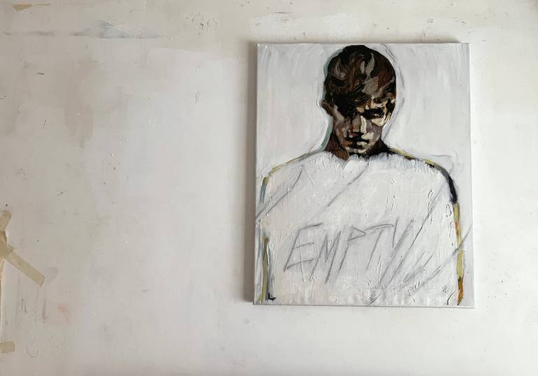 Empty Absence Painting by Claudia Barbu | Saatchi Art