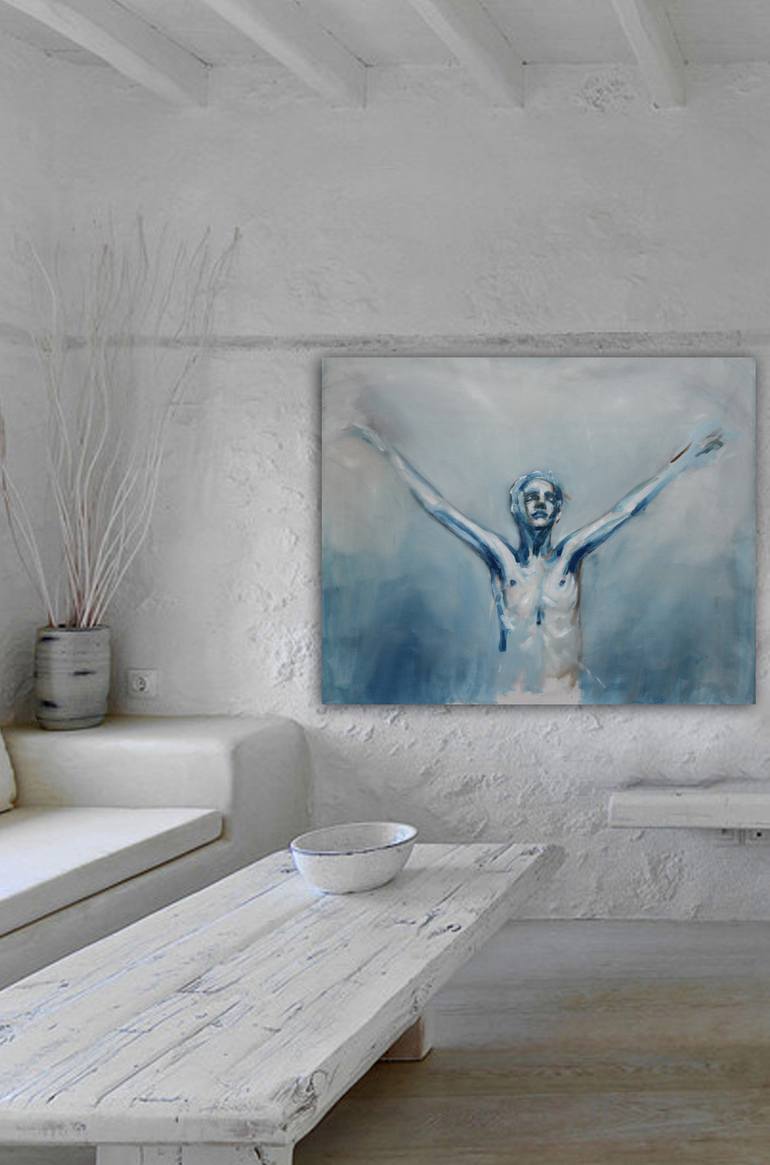 pure obedience Painting by claudia barbu | Saatchi Art