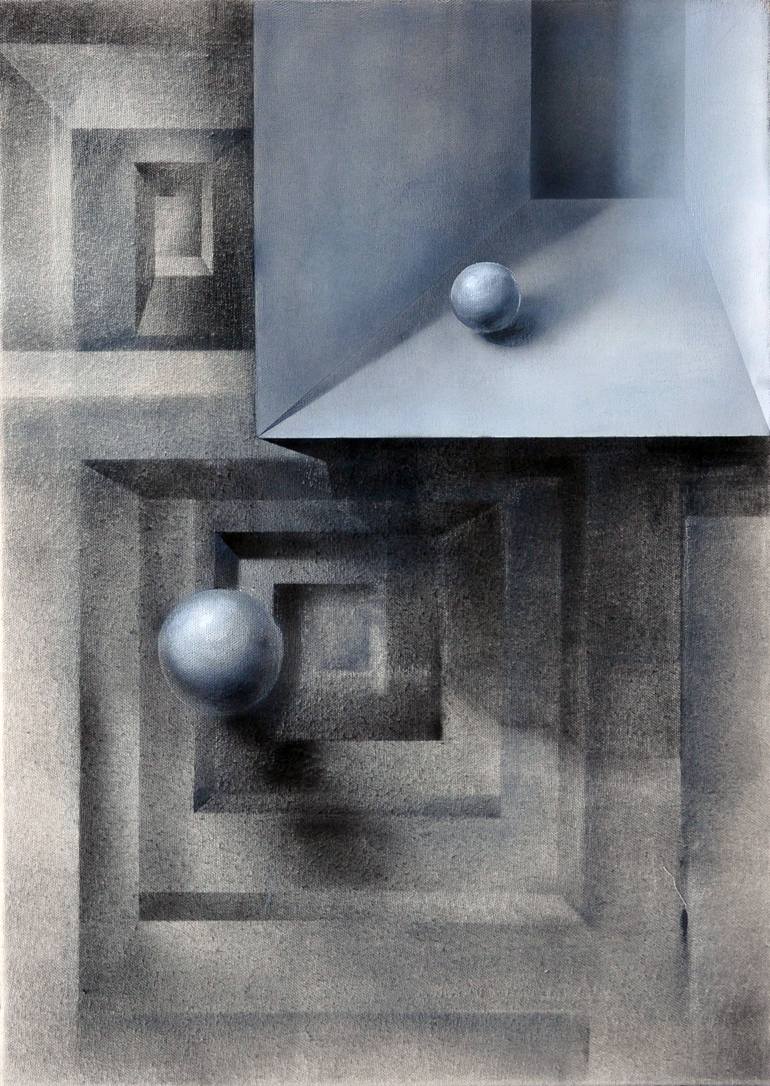 relation Painting by Eugene Shen | Saatchi Art