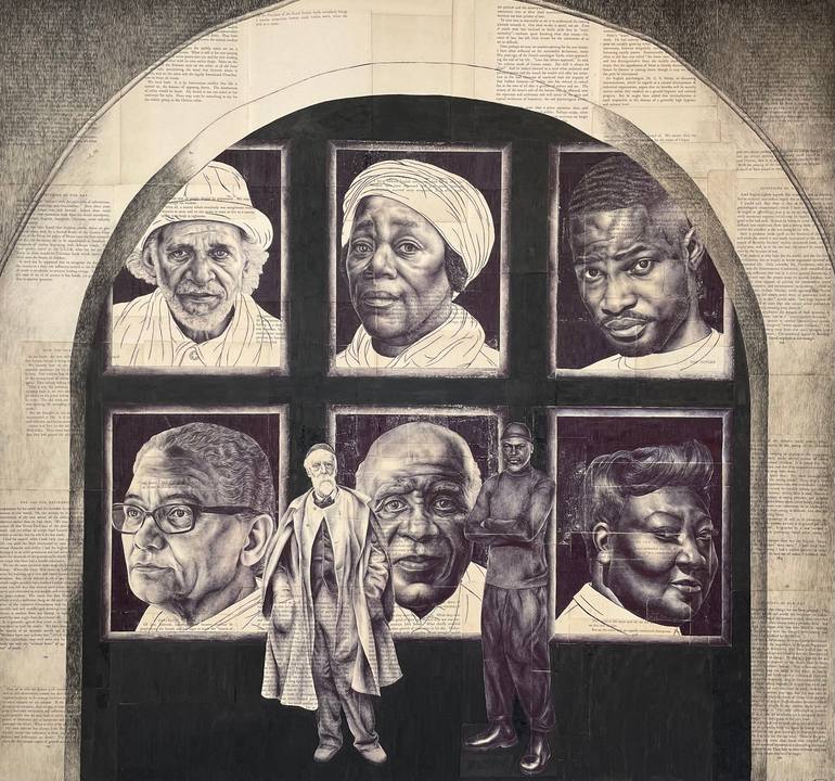A British Hall of Fame Drawing by Habib Hajallie | Saatchi Art
