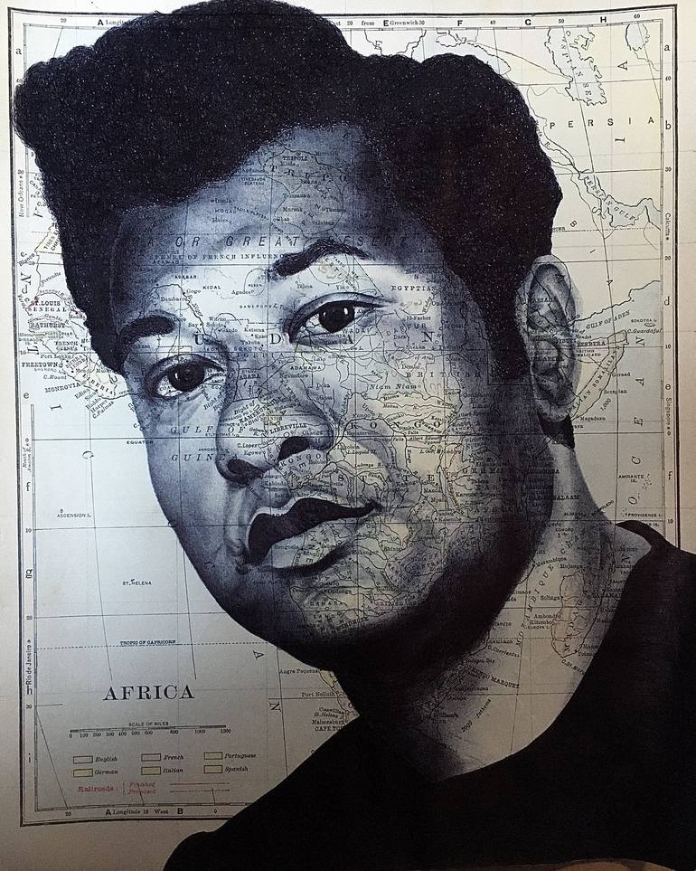 The Pa Drawing by Habib Hajallie | Saatchi Art