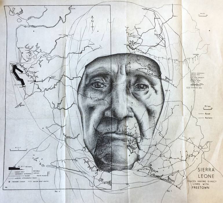 Hajjah Aliya Drawing by Habib Hajallie | Saatchi Art
