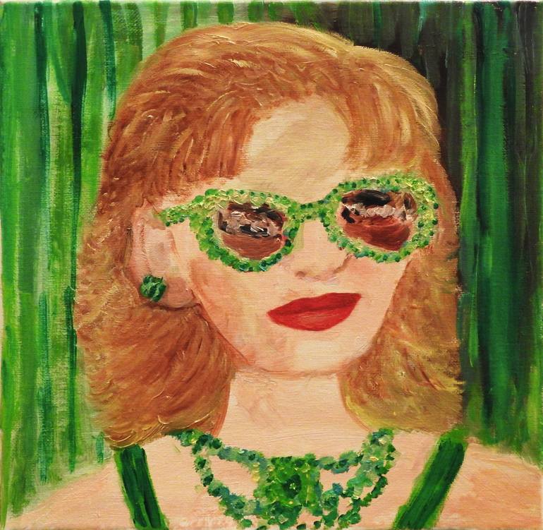 Kaitlyn Welcomes More Red Pepper Flakes Painting by Lisa Ferber ...