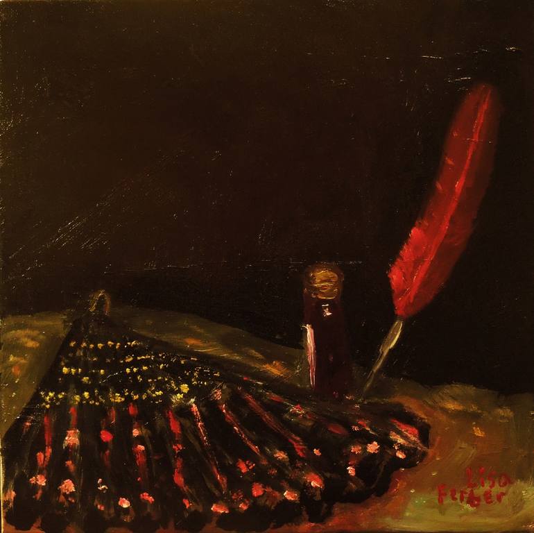 Come Sit Here by Me Painting by Lisa Ferber | Saatchi Art