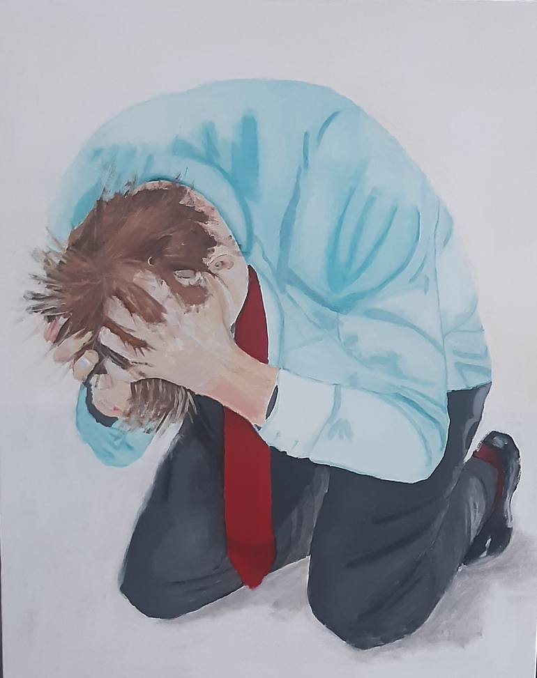 Frustrated Painting by Marcus Vernon | Saatchi Art