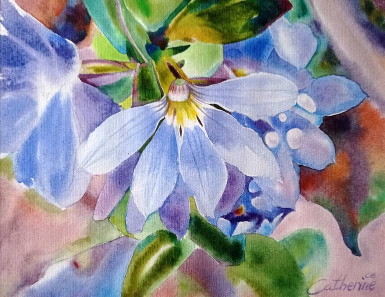 Australian Flowers Painting by Katarina Krassina | Saatchi Art