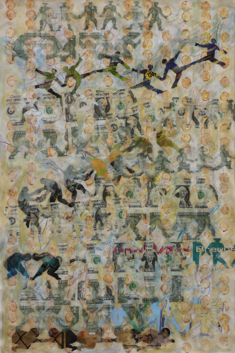 Raindance Painting by Martha Shamy | Saatchi Art