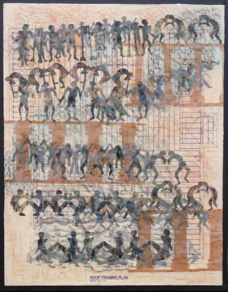 Samson's Gates Painting by Martha Shamy | Saatchi Art