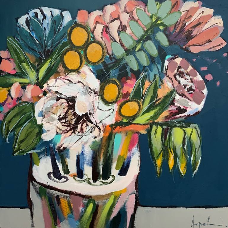 In Rhythm Painting by Angela Maritz | Saatchi Art